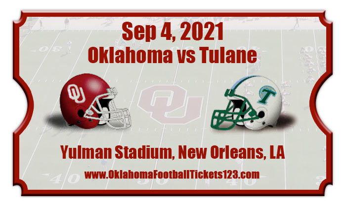 Oklahoma Sooners vs Tulane Green Wave Football Tickets | 09/04/21